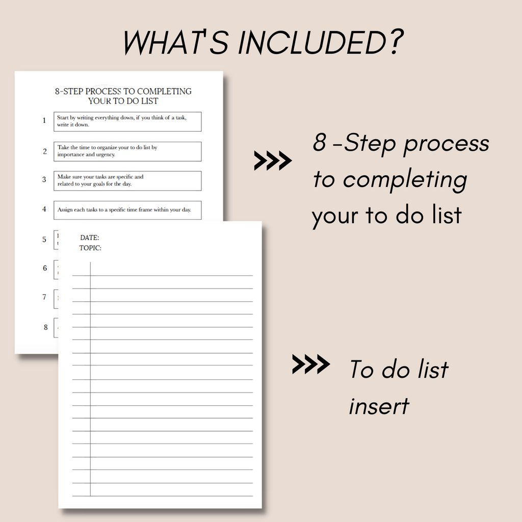 8-Step Process To Completing Your To Do List – Vienna Ortiz Plans